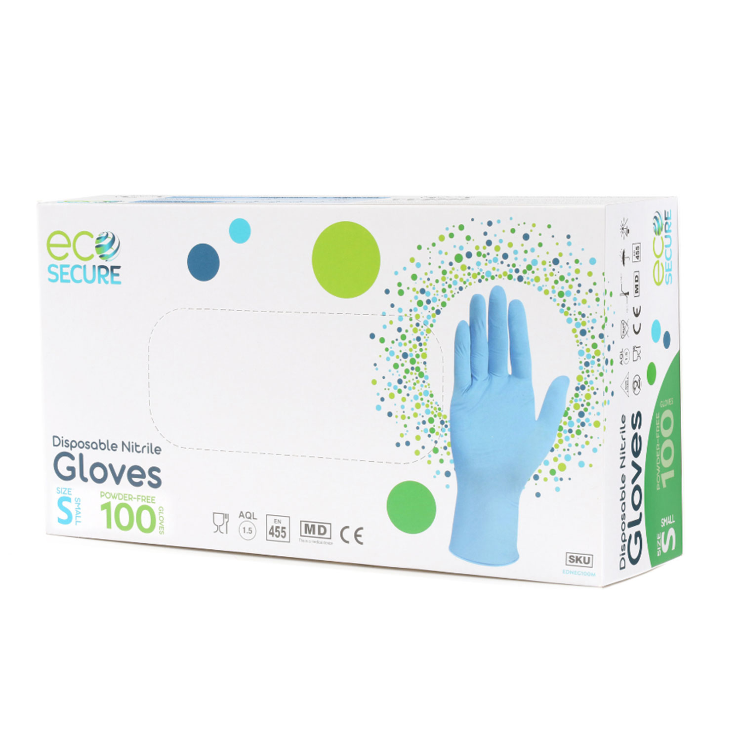 Ecosecure Multi-purpose Nitrile 100 Disposable Gloves - Powder Free ...