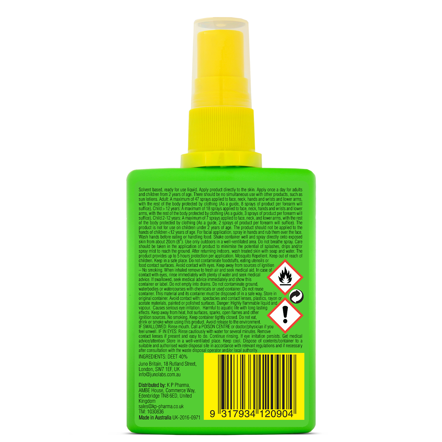 BUSHMAN Ultra Effective Insect, Mosquito, Midges Repellent Spray, 40% ...